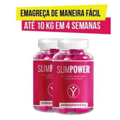 Suplemento Emagrecedor Slim Power Original 60caps Super Promoção ...
