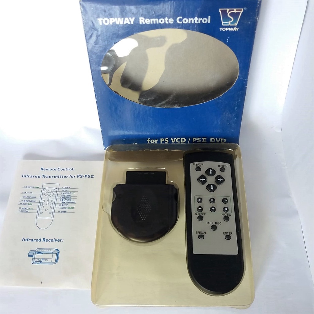 Controle remoto para PS1 e PS2 PSone VCD-DVD [ Playstation ] | Shopee ...