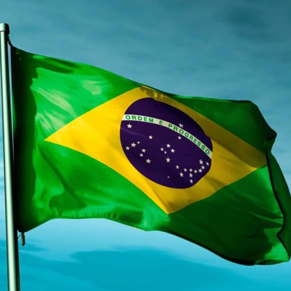 Bandeira do Brasil Pequena 100% poliéster 1,00x070cm | Shopee Brasil