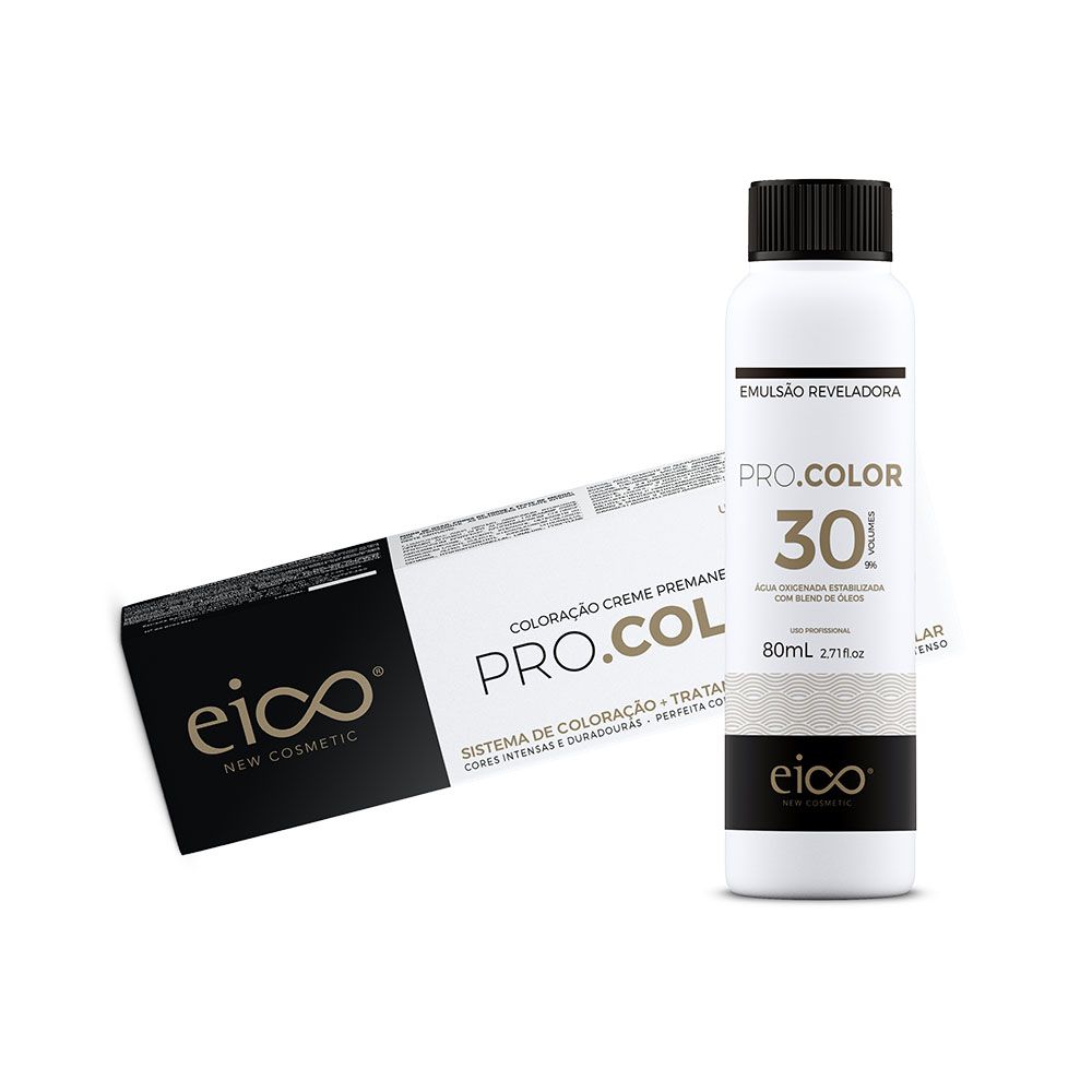 EICO COLORACAO CREME PRO COLOR - 7.4 (50G) GRATIS OXIGENADA | Shopee Brasil