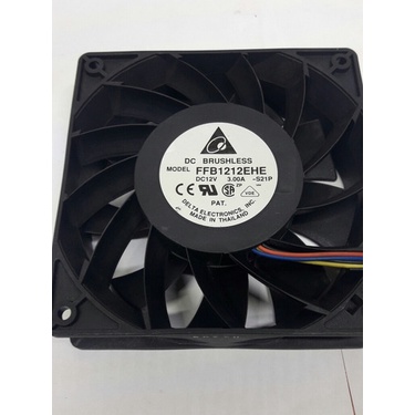 Cooler Fan Delta 12v 3,0a 120x120x38mm Modelo Ffb1212ehe | Shopee Brasil
