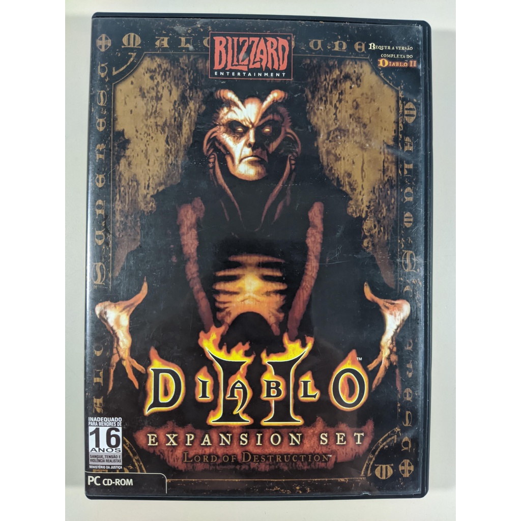 jogo diablo 2 expansion set lord of destruction pc original | Shopee Brasil