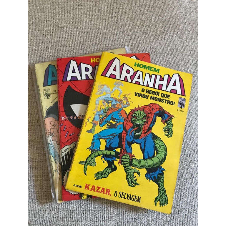 Homem Aranha Formatinho Abril | Shopee Brasil