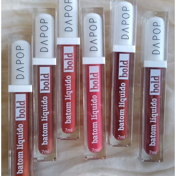Batom Líquido Super Matte Bold Dapop | Shopee Brasil