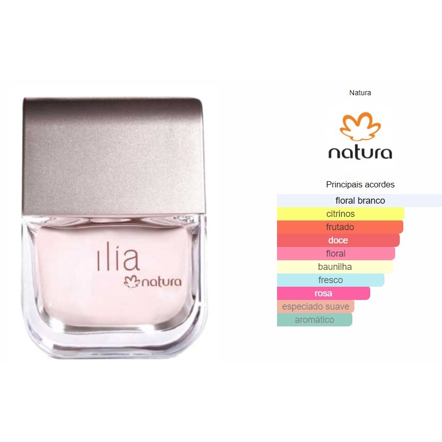 Perfume Ilia Tradicional Deo Parfum Natura Feminino - 50ml Original e ...