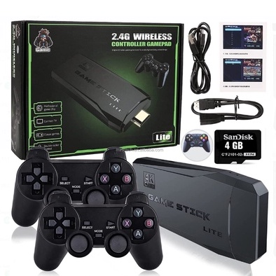 GAME STICK LITE 4K 2.4G WIRELESS CONTROLLER GAMEPAD | Shopee Brasil