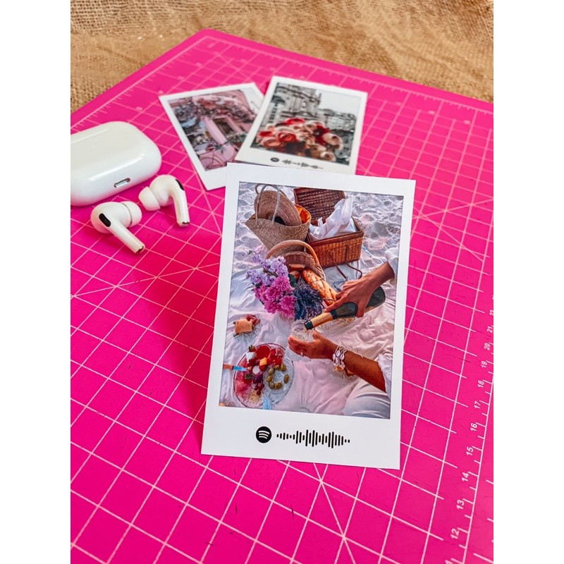 Revelação Polaroid Spotify Code | Formato Grande -Foto Personalizada ...