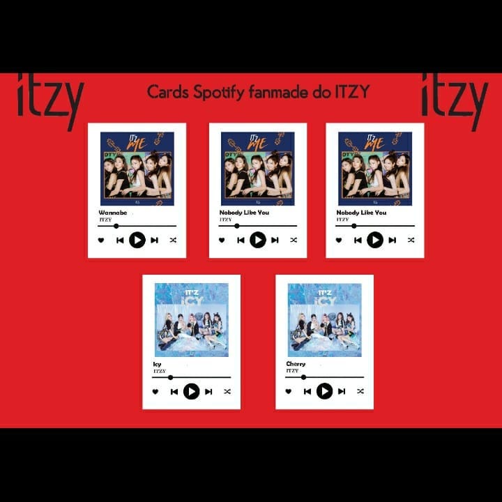 Card Spotify ITZY | Shopee Brasil