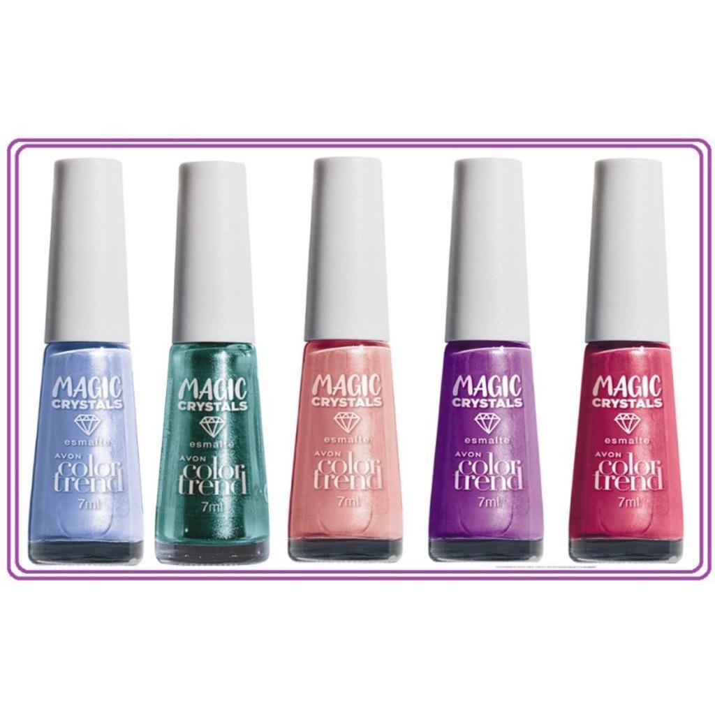 Esmalte Avon Magic Crystals Color Trend ** Nova Coleção** edição ...