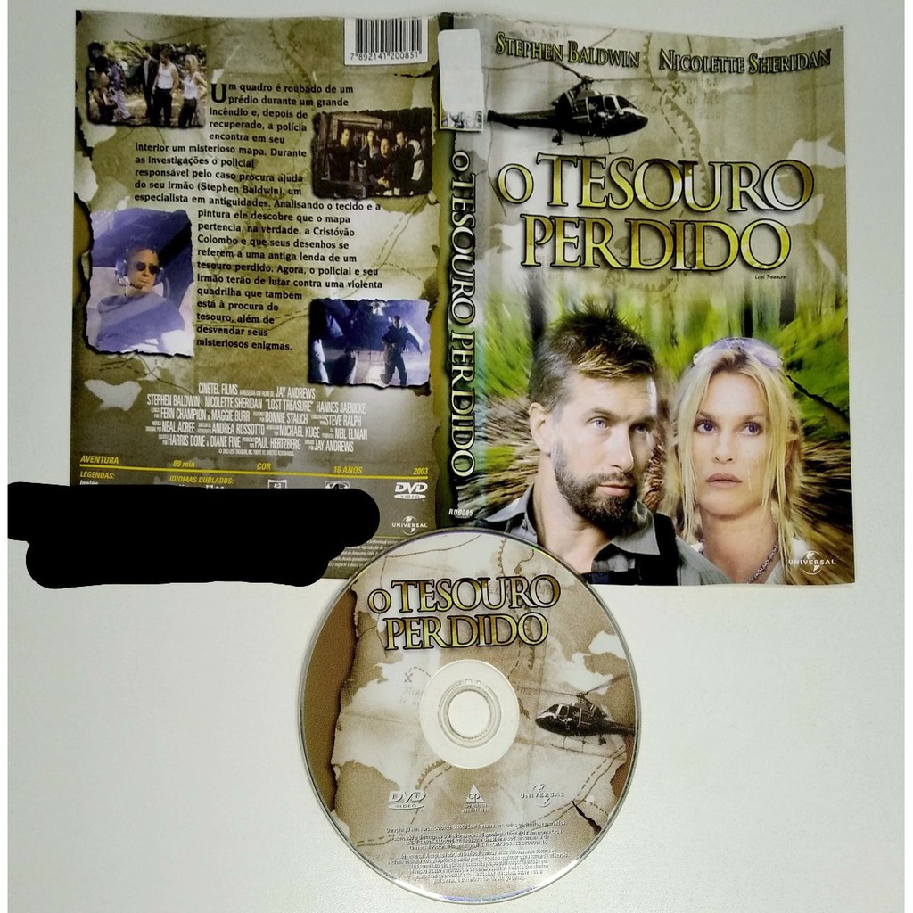 Dvd - O Tesouro Perdido - Stephen Baldwin - Original | Shopee Brasil