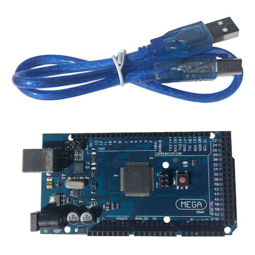 Placa Compatível Arduino Mega 2560 R3 Atmel Mega16u2 - Escorrega o Preço