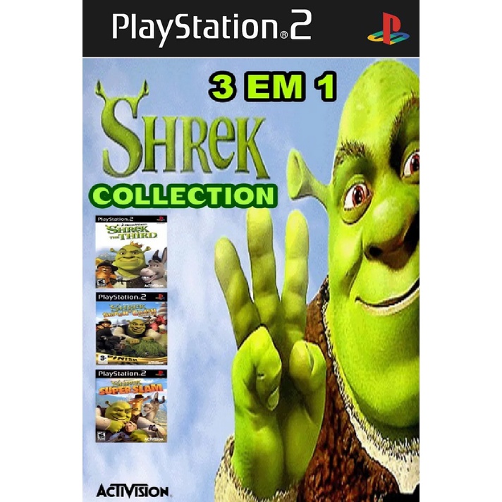 Shrek Coleção 3 em 1 PS2 Patch | Shopee Brasil