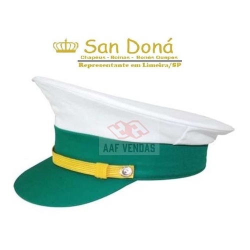 Quepe Exercito Militar Brasileiro Verde Branco Amarelo 54/61 Original ...