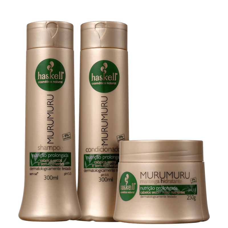 Kit Haskell Murumuru Trio (3 Produtos) | Shopee Brasil
