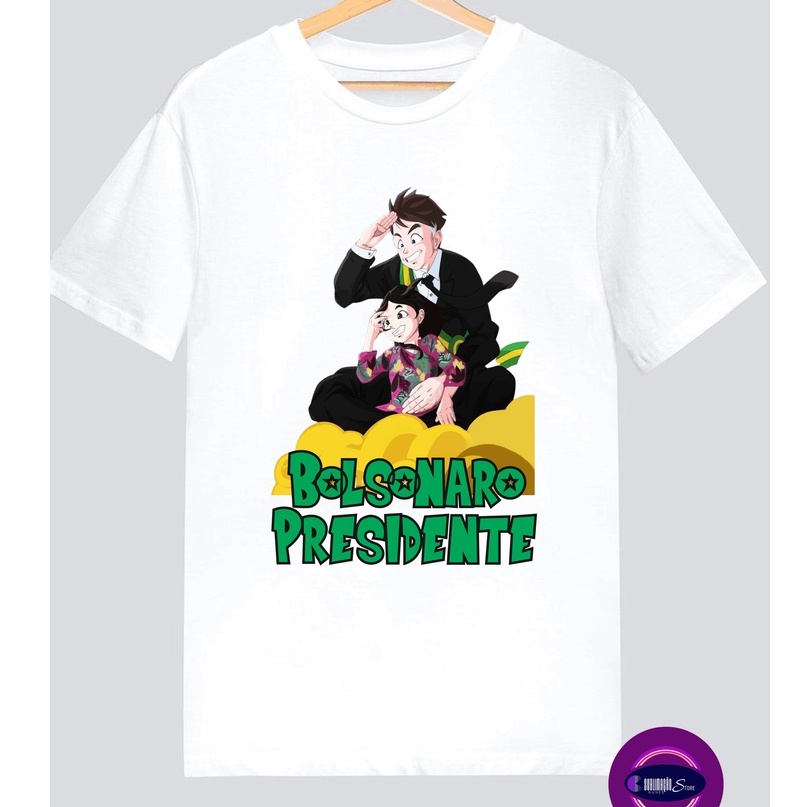 Camisa Camiseta Bolsonaro Presidente 2022 Estilo Dragon Ball Goku ... Camisa Camiseta Bolsonaro Presidente 2022 Estilo Dragon Ball Goku ...