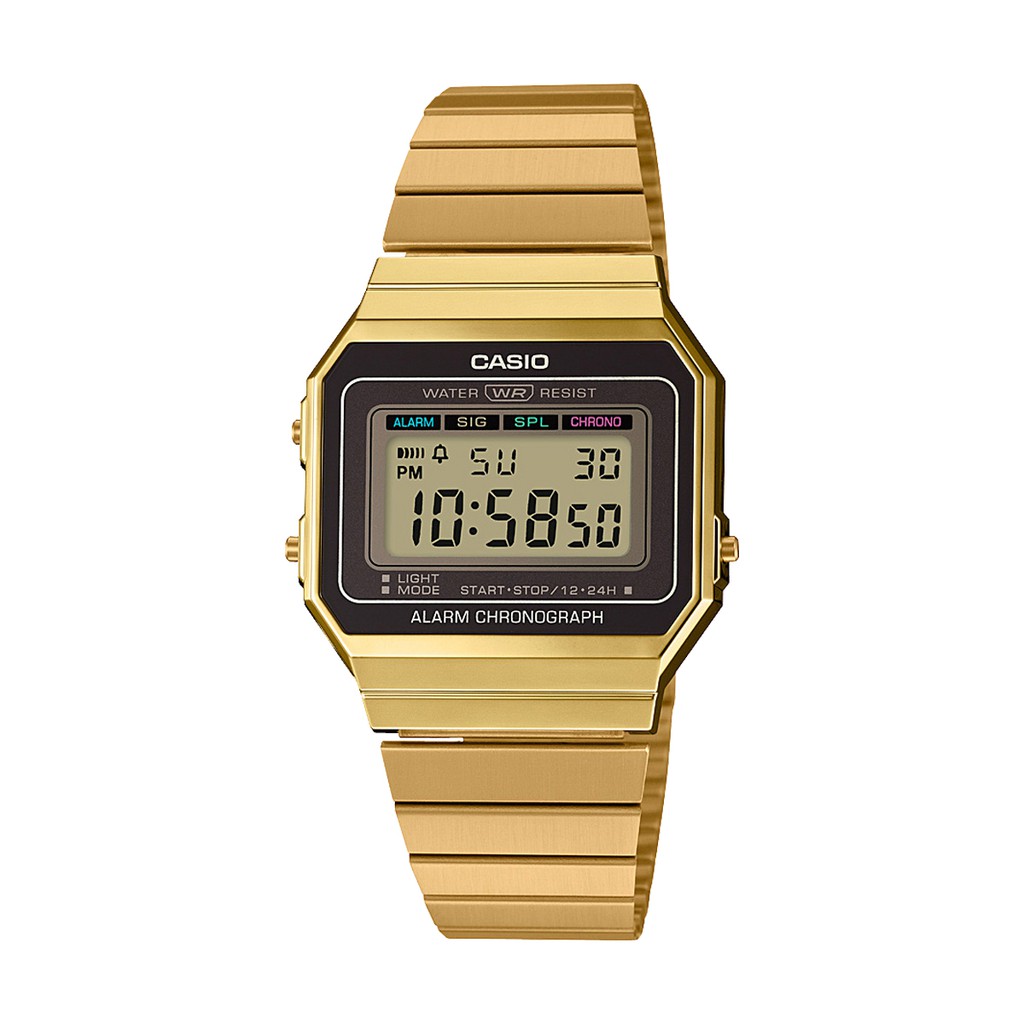 Relógio Casio Vintage Slim A700 Dourado Original | Shopee Brasil