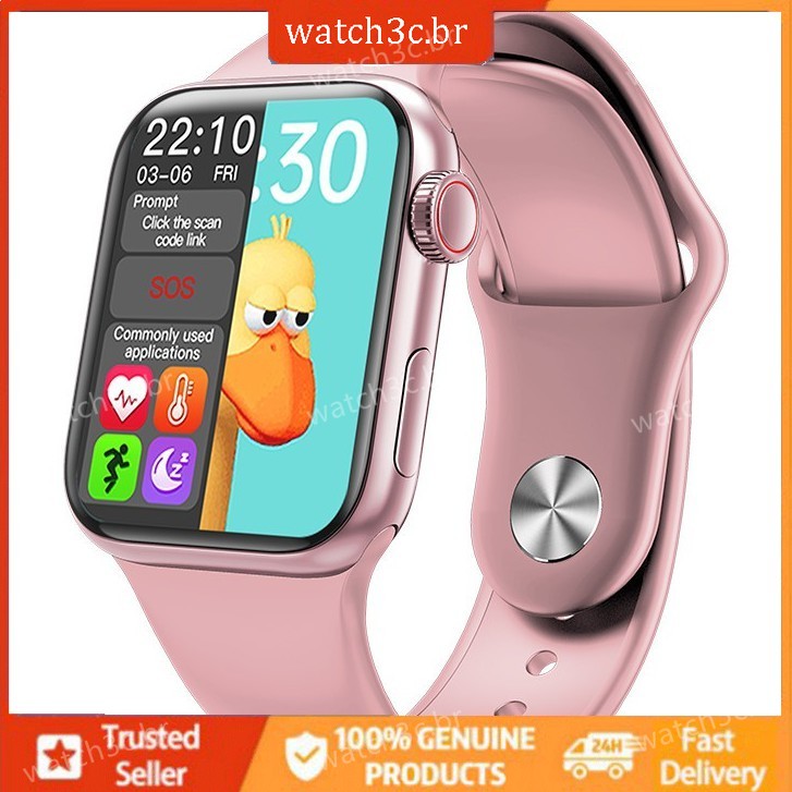 Hw12 Smartwatch 1.57' bluetooth call music player monitor de frequência ...