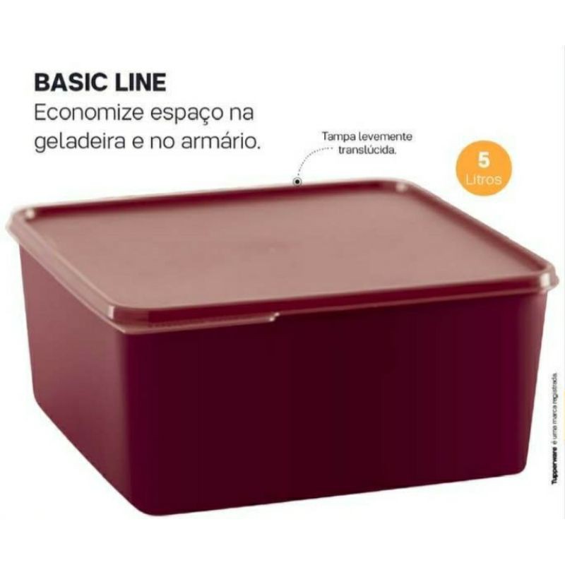 Tupperware_basic_line_5L | Shopee Brasil