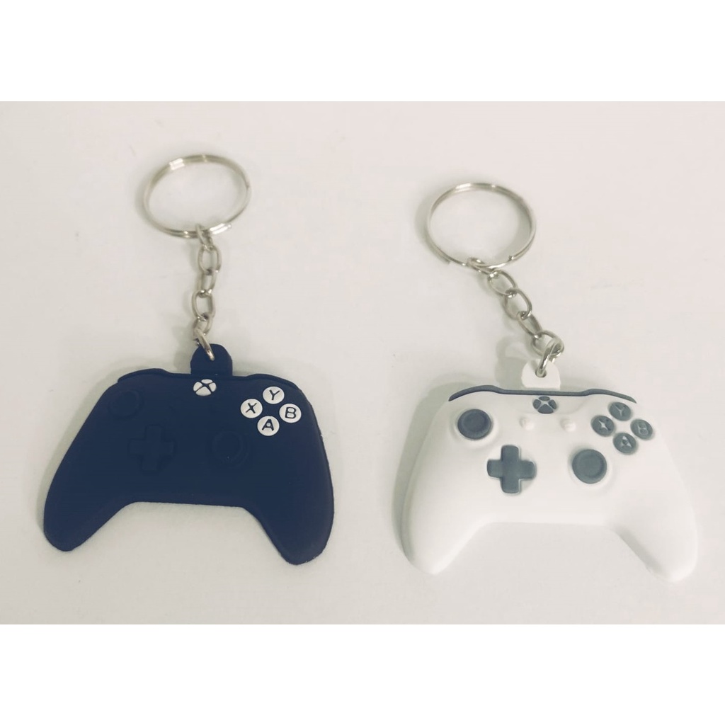 Chaveiro Xbox Controle Silicone (Preto e Branco) - Gamers | Shopee Brasil