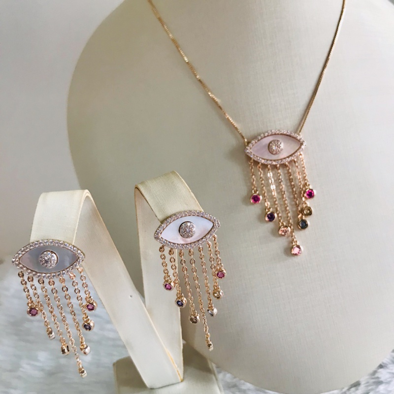 conjunto olho grego maravilhoso | Shopee Brasil