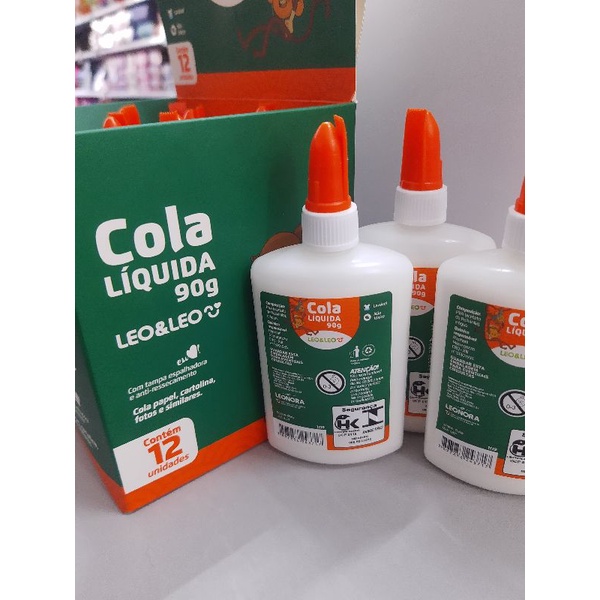 Cola líquida 90g-Leo&Leo - Escorrega o Preço