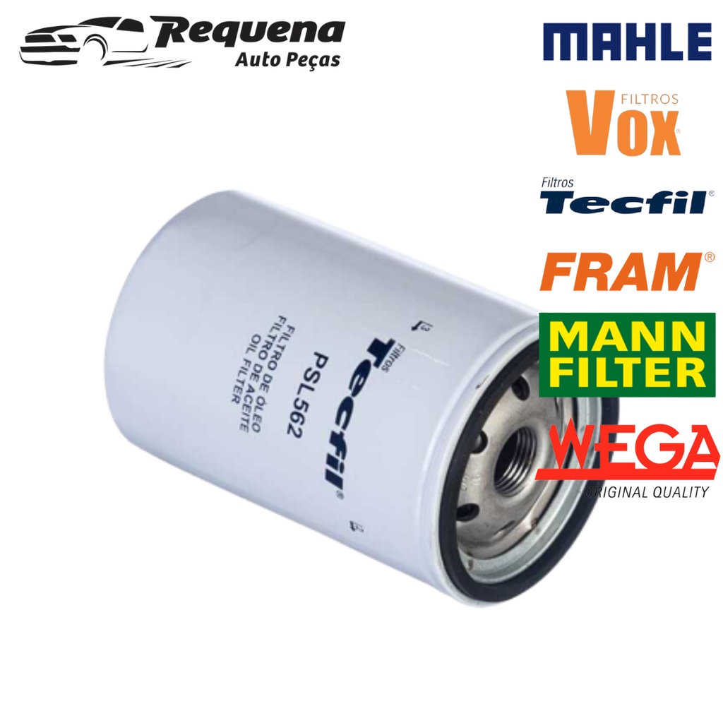 Filtro de oleo motor AP 1.8/2.0 - PSL562 | Shopee Brasil