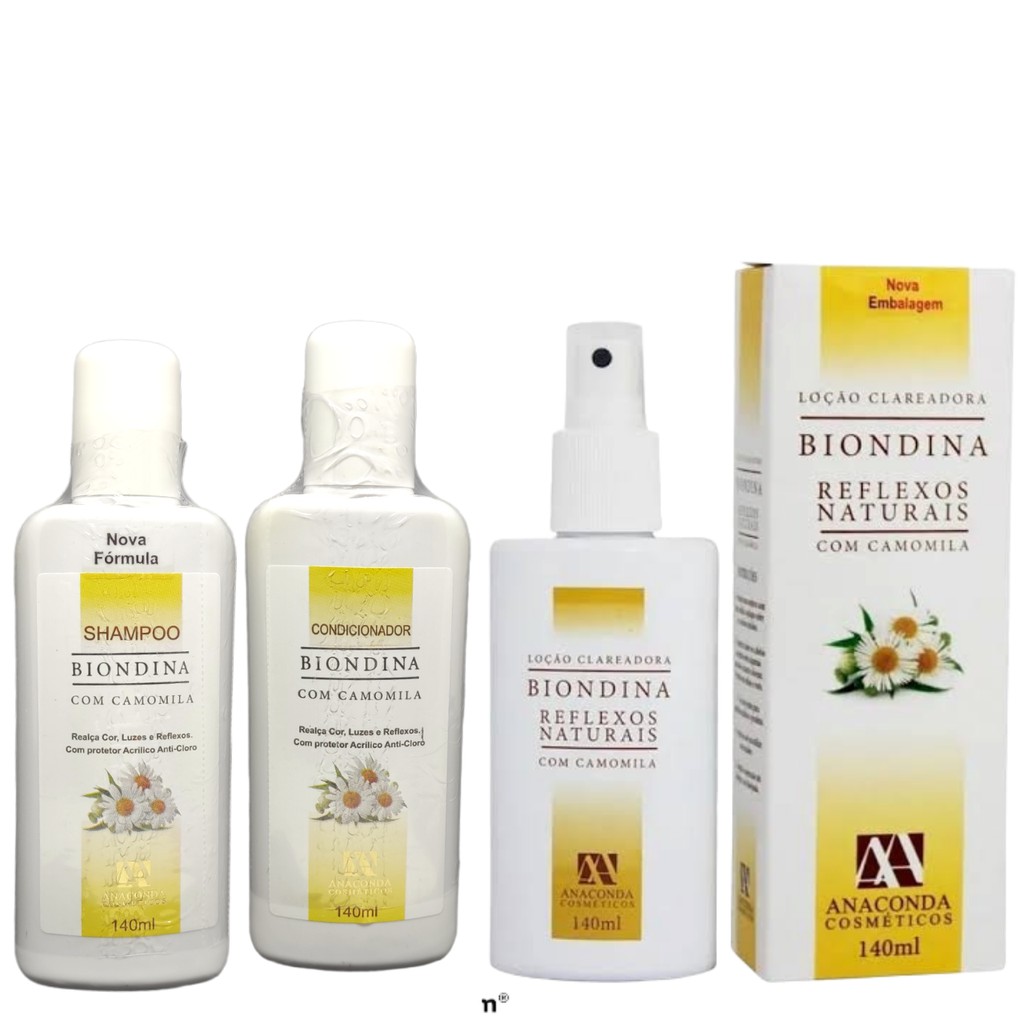 Kit Biondina 3 produtos | Shopee Brasil