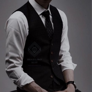 Colete Social Slim Masculino+ Top Para Conjunto de Terno Masculino ...