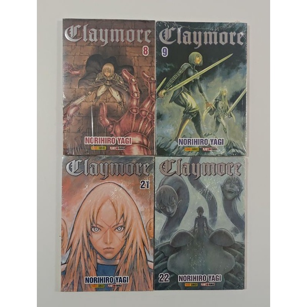 Coleção Mangá Claymore - Vol. 08, 21 e 22 (Lacrados) | Shopee Brasil