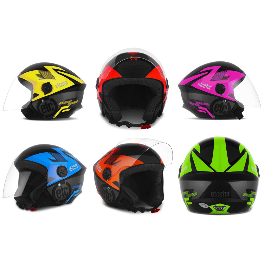 Capacete Aberto Pro Tork Etceter Open Masculino e Feminino | Shopee Brasil