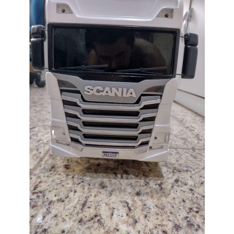 Miniatura Scania S Escala 1/14 - MDF 58 CM de Comprimento | Shopee Brasil