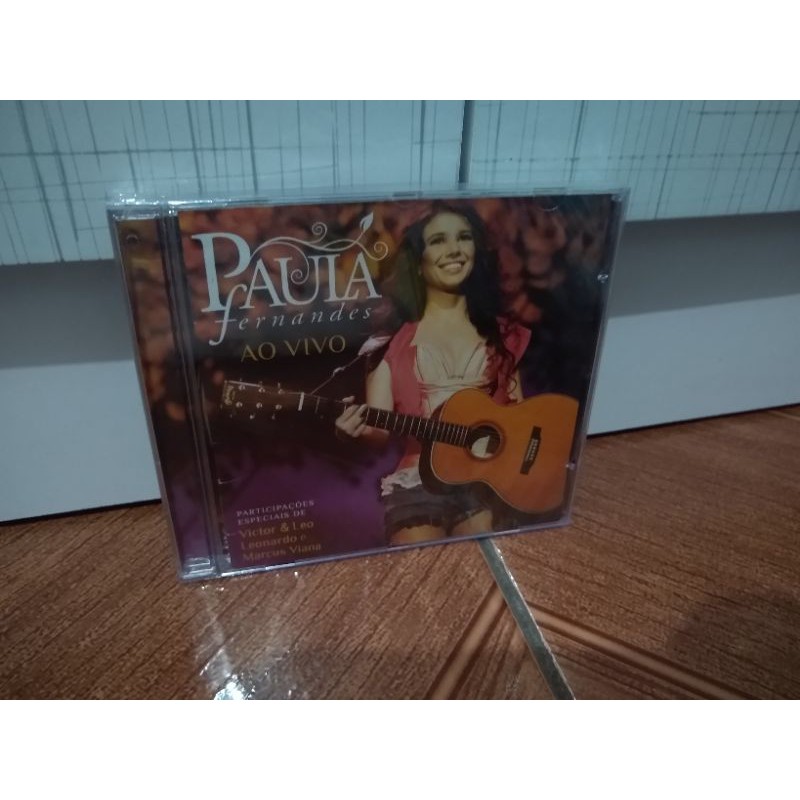Cd - Paula Fernandes - Ao Vivo - Original Novo Lacrado | Shopee Brasil