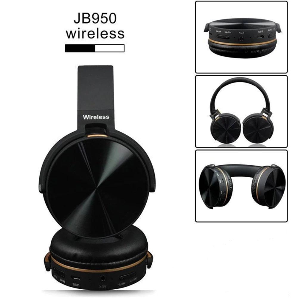 Fone De Ouvido Jb950 Bluetooth Headset Mp3 Preto | Shopee Brasil