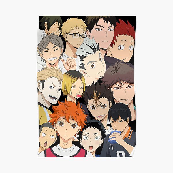 Poster Anime Haikyuu Personagens | Shopee Brasil