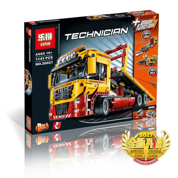 (made In China) Caminhão Compatível Lego 8109 Flatbed 20021 Out Of ...