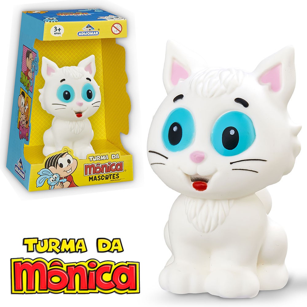 BONECO MINGAU GATO DA MAGALI MASCOTE TURMA MÔNICA BABY | Shopee Brasil