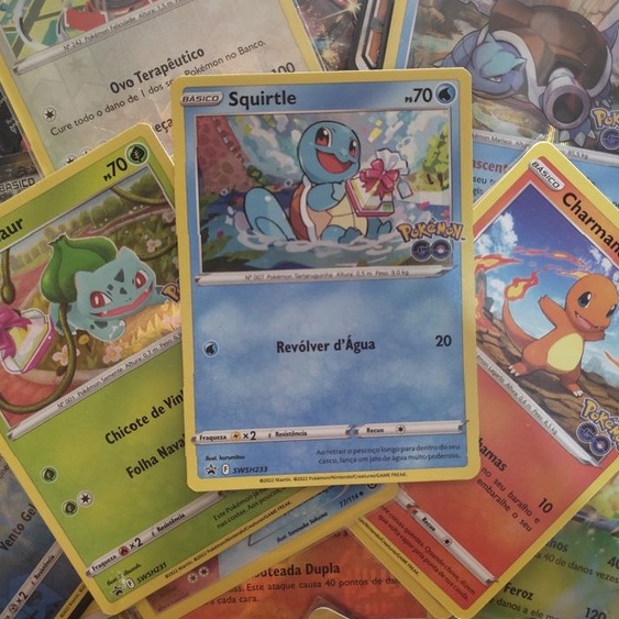 Kit de Cards Pokemon Originais com Protetor de Card | Shopee Brasil