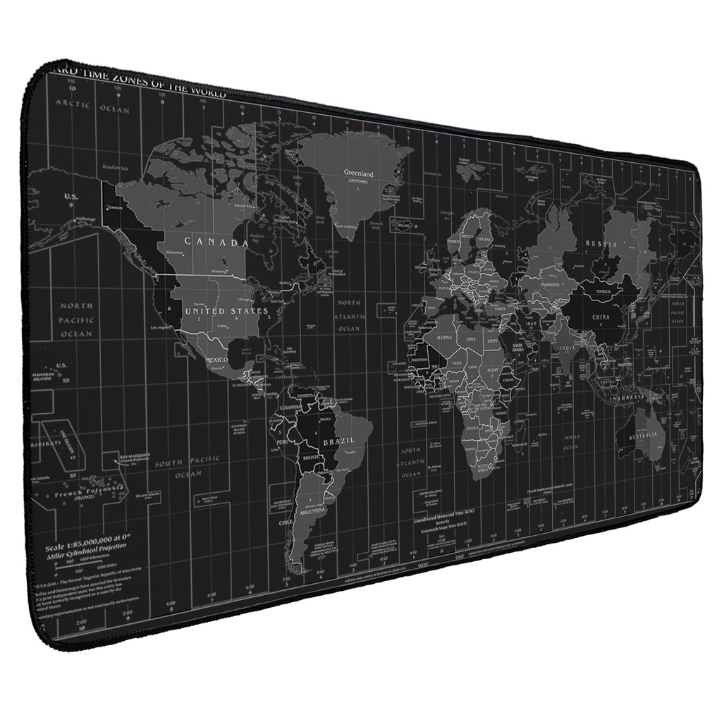 Mousepad Gamer Speed Extra Grande Borda Costurada Preta 70x35 80x40 ...