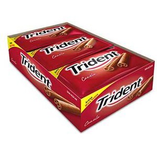 Caixa De Trident Com 21 Unidades Cada - Vários Sabores | Shopee Brasil