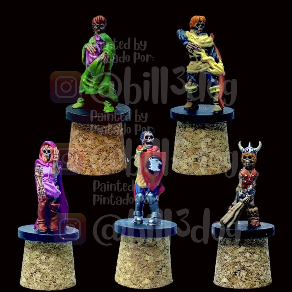 Miniatura para RPG Personagens Undead A Caverna do dragão dungeons and ...