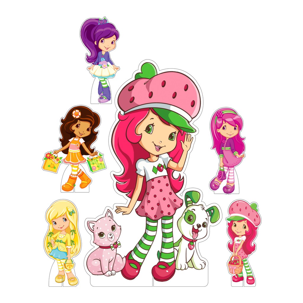 Mini Kit Display Festa Infantil Moranguinho E Sua Turma | Shopee Brasil