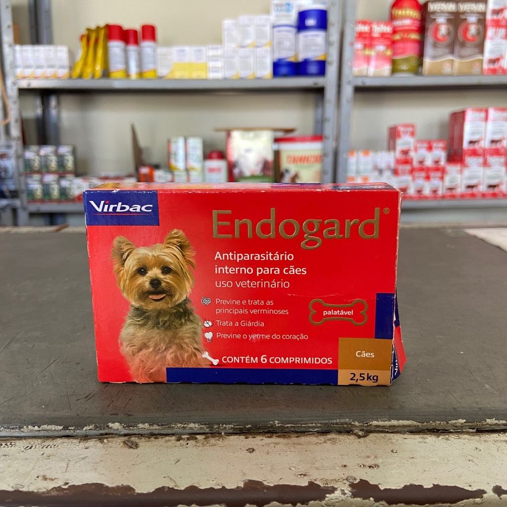 Endogard 2,5kg - 1 comprimido | Shopee Brasil