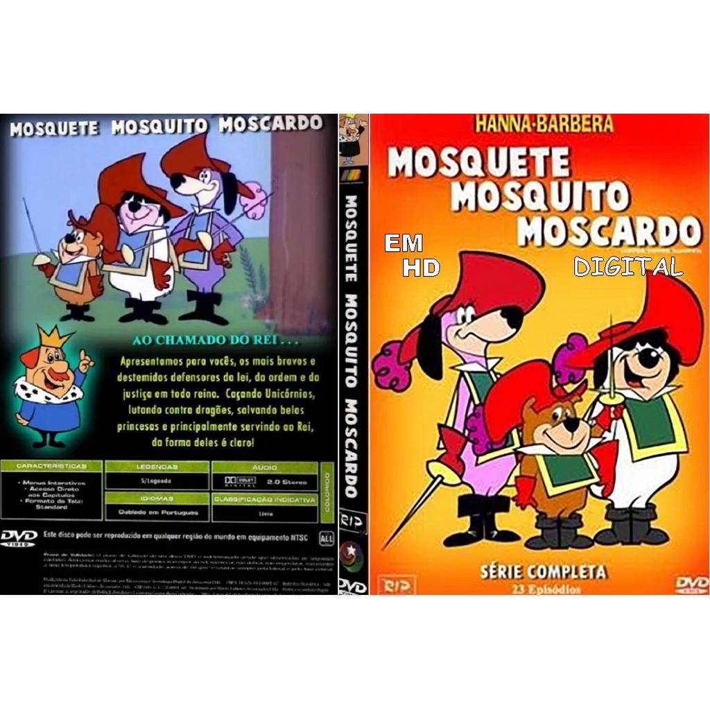 mosquete mosquito moscardo completo dvd | Shopee Brasil