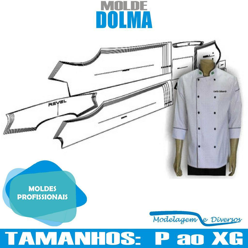 Molde Dolma, Modelagem&Diversos, Tamanhos P Ao Extg | Shopee Brasil
