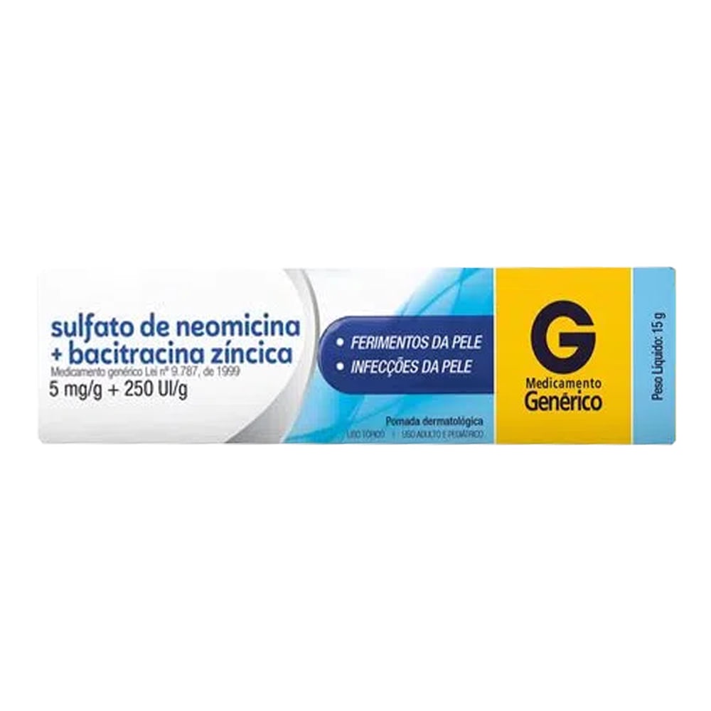 Pomada neomicina+bacitracina cimed | Shopee Brasil