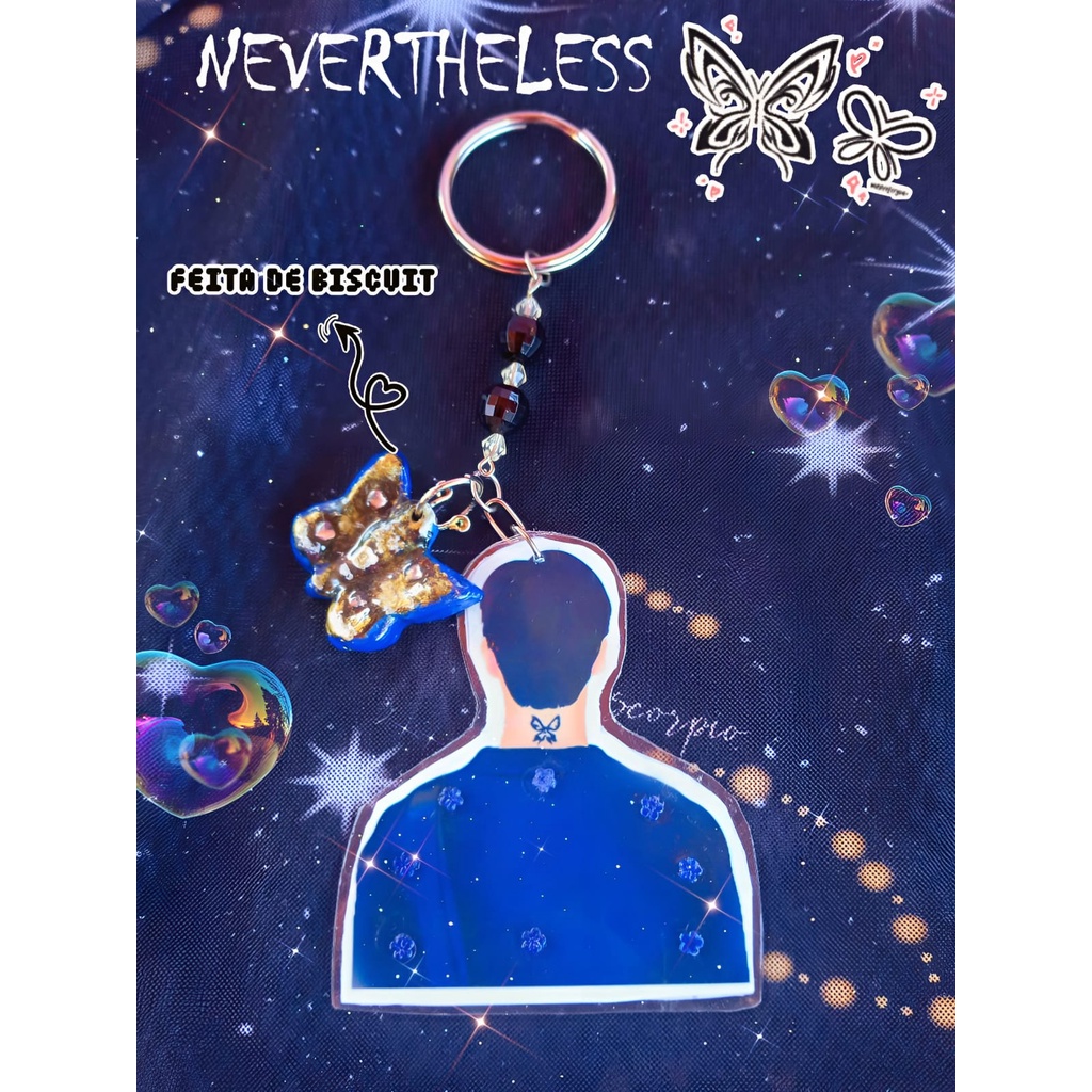 Chaveiros Nevertheless Park-Jeon Butterfly (Apesar de tudo, amor) com ...