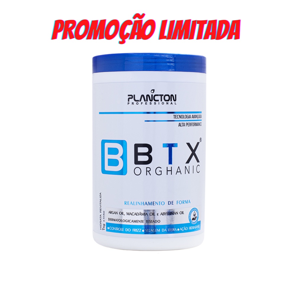 Botox Plancton Btx Orghanic Sem Formol Profissional Salão 1kg Selagem ...