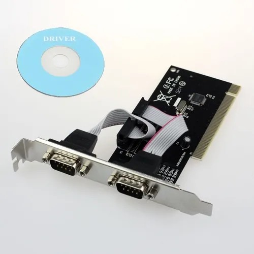 Placa Pci 2 Portas Serial Db9 Rs232 Low Profile Win 7 8 10 | Shopee Brasil