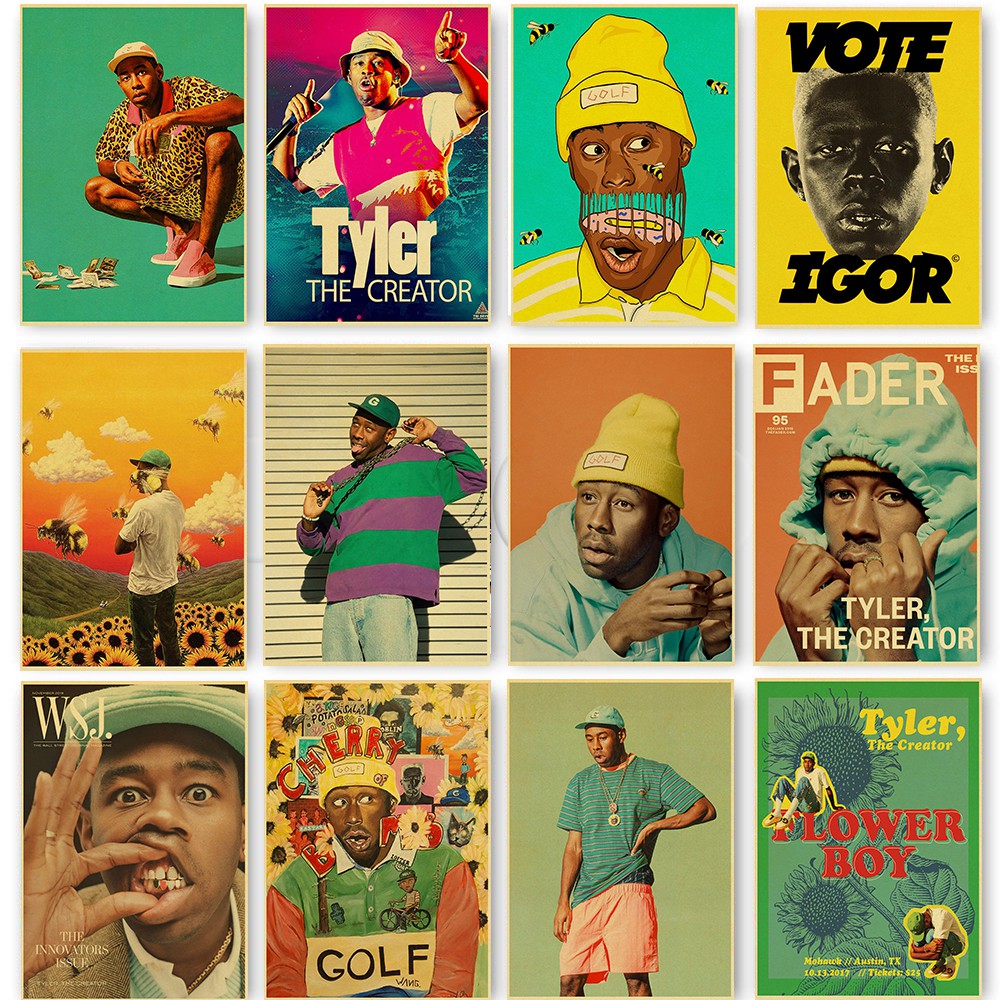 Tyler The Creator Flor Banda Menino Capa De Música Hip Hop Rapper ...