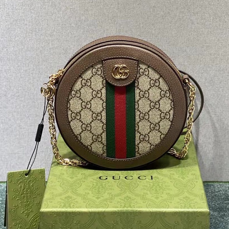 Bolsa de ombro Gucci genuína original, [com caixa + produto tem número ...